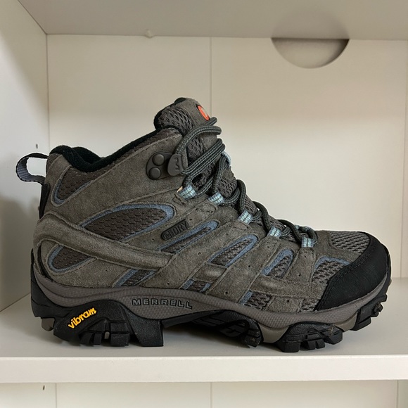 Merrell | Shoes | Merrell Womens Moab 3 Mid Waterproof Vibram Sole ...